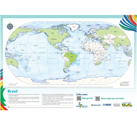 Mapa M Ndi O Brasil No Centro Come A A Ser Vendido Pelo Ibge