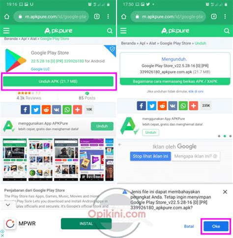 Cara Install Ulang Play Store Yang Hilang Terhapus 3 Langkah Opikini