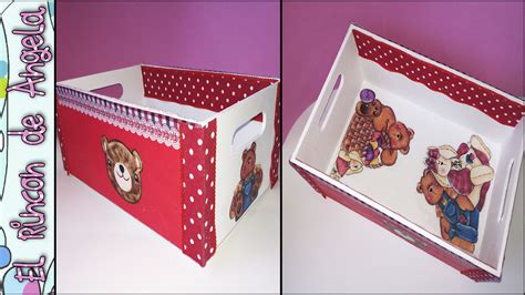 Decorar Cajas De Carton Infantiles Cajas De Zapatos Forradas Para