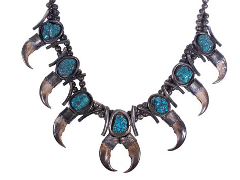 Lot Rare Lone Mountain Nugget Turquoise Necklace