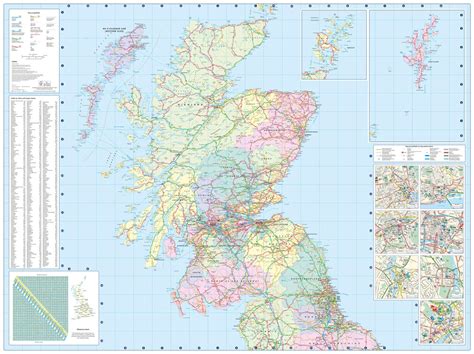 Collins Maps 2024 Collins Road Map Of Britain Karten Jpc