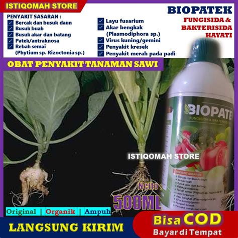 Jual COD AMAN Fungisida Bakterisida Hayati BIOPATEK 500ml Obat