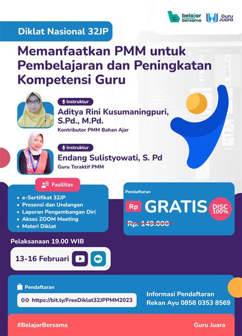 Segera Daftar Diklat GRATIS Bersertifikat 32 JP Tentang Pemanfaatan