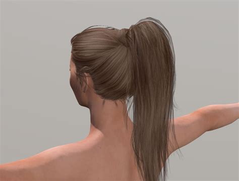 Game Ready Character Animated Naked Woman 3D Model 8 Stl Max