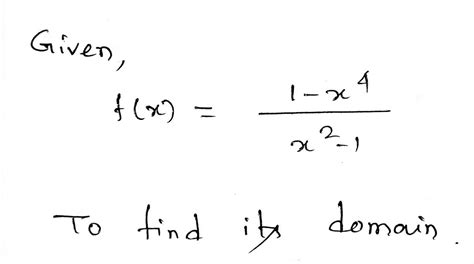 answered what is the domain of f express your… bartleby