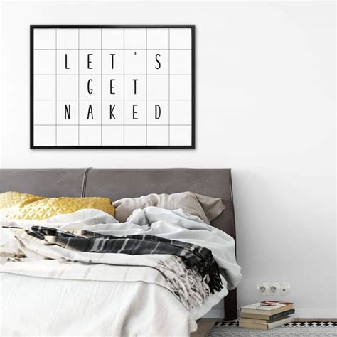 Poster Mit Raster Let S Get Naked Wall Art Fr