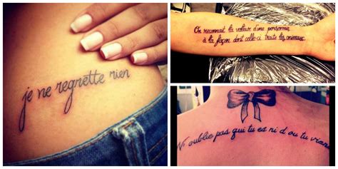 Phrase De Tatouage Femme