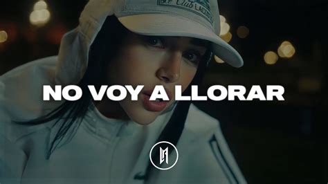 Nicki Nicole No Voy A Llorar Letra Youtube
