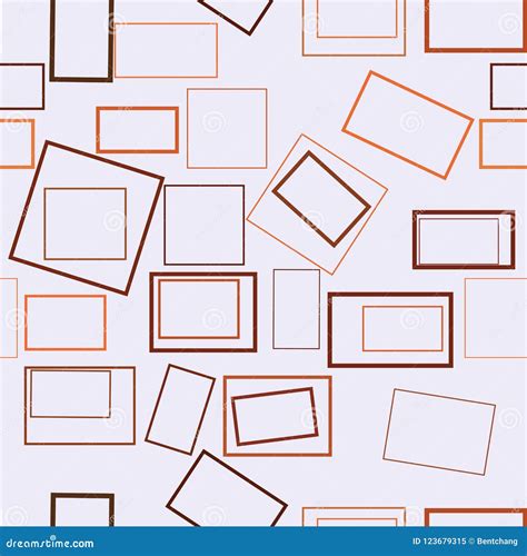Seamless Abstract Square Rectangle Geometric Pattern Background