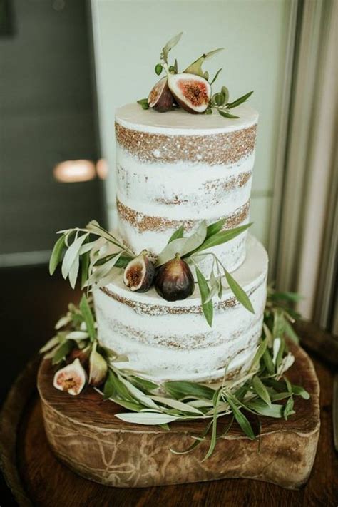 27 Naked Fall Wedding Cakes That Will Make Your Mouth Water Weddingomania