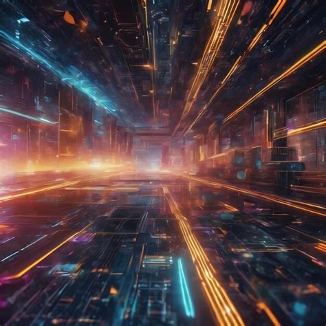 Premium Ai Image Abstract Business Background With Futuristic