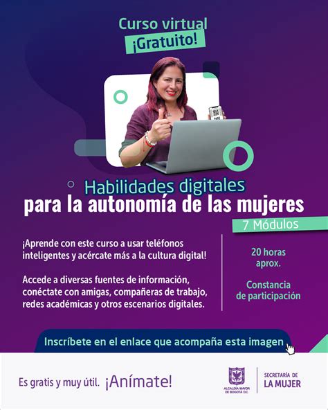 Secretaría de la Mujer on Twitter Aprende competencias digitales