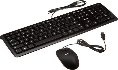 Amazon Amazon Basics USB Wired Computer Keyboard QWERTY And