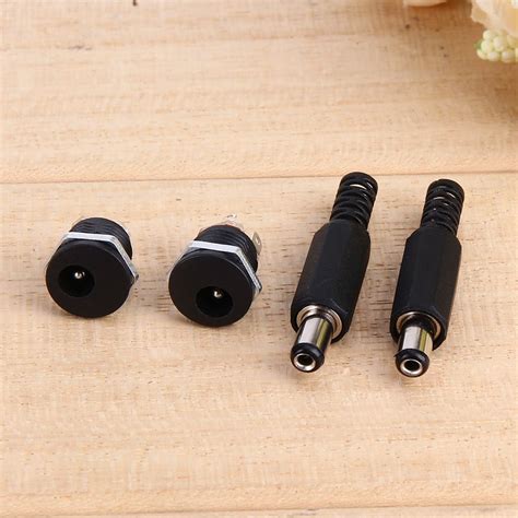 Acheter es 2 1 Mm X 5 5 Mm Prise Mâle Prise Femelle Prise Jack