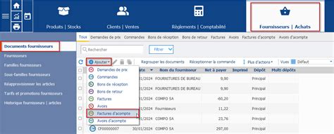 La Facture D Acompte Dans Ebp Gestion Commerciale Centre D Aide Ebp