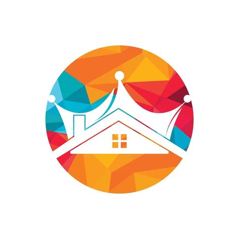 Cr Ation De Logo Vectoriel Maison Roi Concept Cr Atif De Conception De