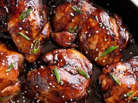 Recette Poulet mariné à la sauce soja et graines de sésame Tunisie