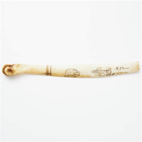 NILS NILSSON SKUM 1872 1951 Brevkniv Renhorn Graverad Dekor