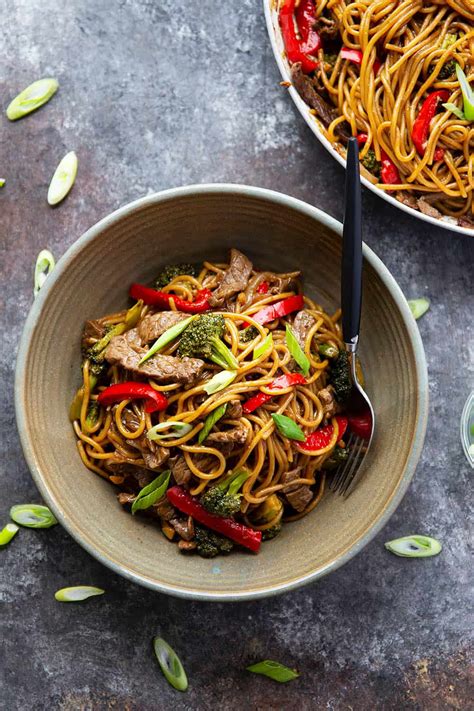 Beef Teriyaki Noodle Stir Fry