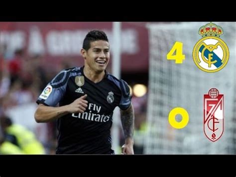 Granada 0 X 4 Real Madrid Melhores Momentos REAL GOLEIA MESMO SEM