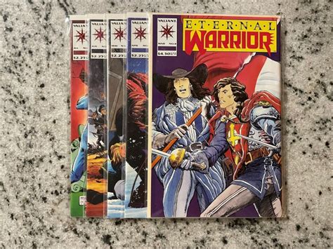 Lot Of 5 Eternal Warrior Valiant Comic Books 8 9 10 11 12 NM Unity