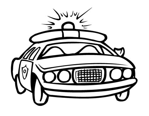 Dibujo de Coche de policía para Colorear Dibujos net