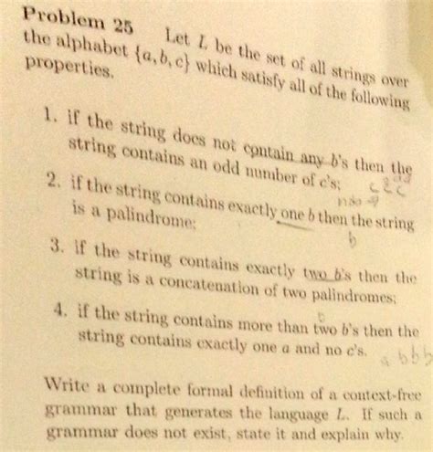 solved let l be the set of all strings over the alphabet {a