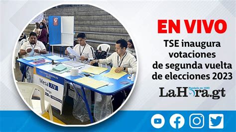 En Vivo TSE Da El Banderazo De Salida A Segunda Vuelta Desde El Parque