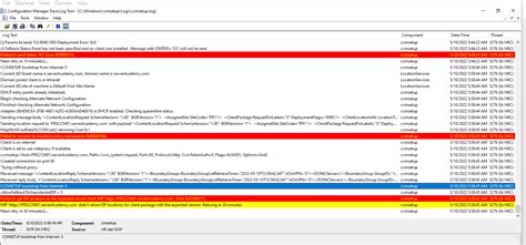 SCCM Client Installation Error HTMD Forum