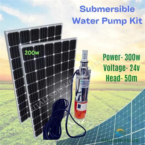 Solarmax Solar Powered Submersible Water Pump With Solar Panel 200w