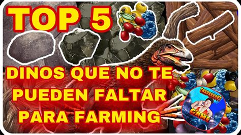 Top Mejores Dinos Que Necesitas Tener De Farmeo Ark Mobile Youtube