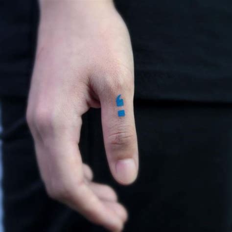 30 Popular Semicolon Tattoo Ideas