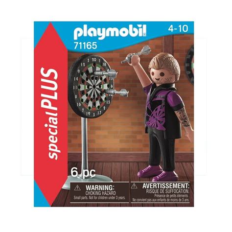 Set De Juego Playmobil Jugador De Dardos Piezas Walmart