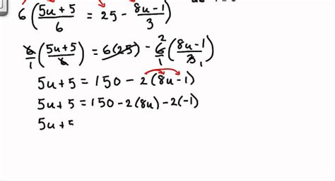 solve equation with binomial numerators module 3 youtube