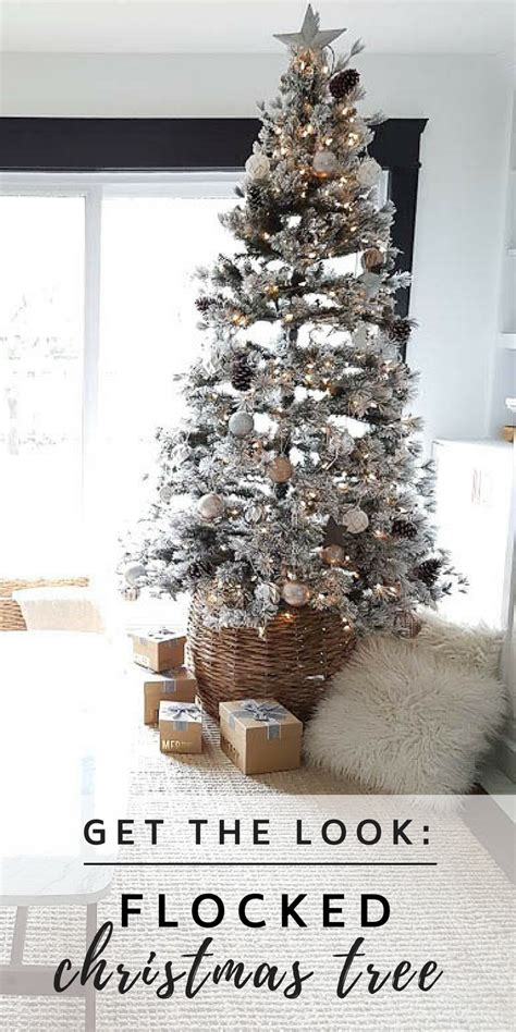How To Decorate A Flocked Christmas Tree The Sweetest Digs