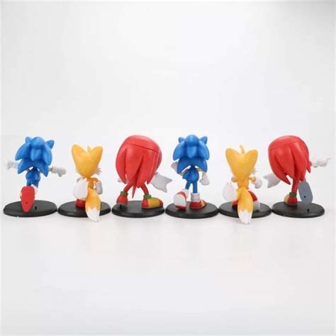 Promo ACTION FIGURE SONIC THE HEDGEHOG SET 6 PCS SIZE 8 9 CM TOPPER