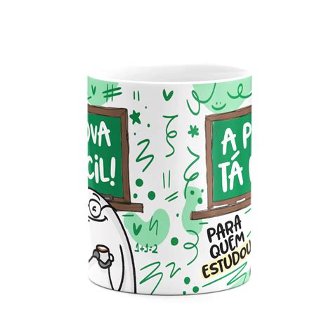 Caneca Flork Professor a Prova Tá Fácil MadeiraMadeira