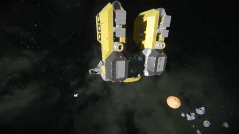Space Engineers Encounter Mining Cargo Ship V 1 0 Blueprint Ship