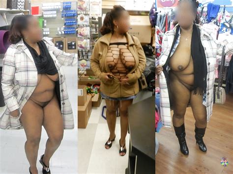 Stickerman22 Ebony BBW Flasher Nude In Public ShesFreaky