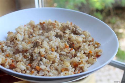Arroz Frito de Bifana Iguaria Receita e Culinária