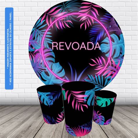 Trio Capas Cilindro Painel Redondo M Revoada Fadrix