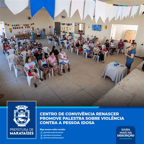 Centro de Convivência Renascer promove palestra sobre violência contra