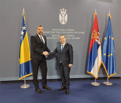 Ministar vanjskih poslova BiH Elmedin Konaković sastao se sa ministrom