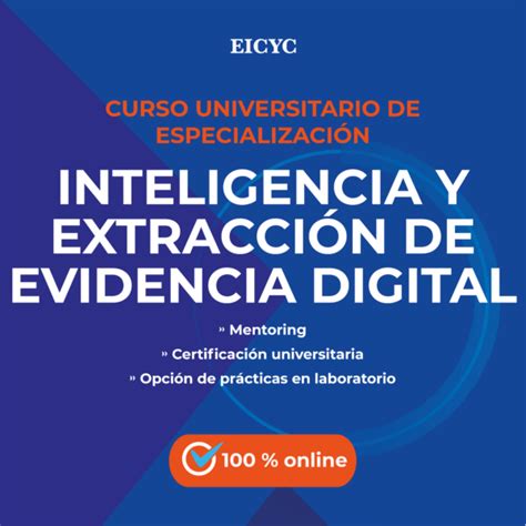 Curso Universitario De Especializaci N En Inteligencia Y Extracci N De
