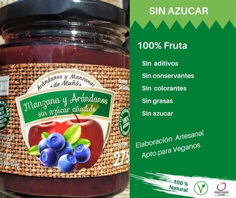 Arándanos y Manzana sin azúcares añadidos 4 5 Kg Arándanos y Manzanas