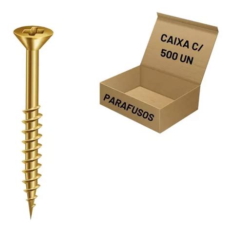 Caixa Parafuso Chipboard Phillips Madeira X P Mercadolivre