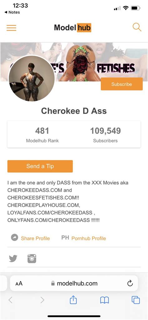 Cherokeedassxxx On Twitter Wow Its Free Pornhub Cherokee D Ass
