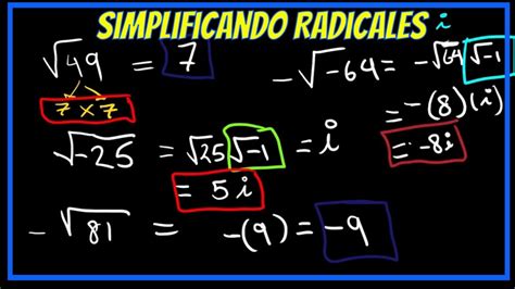 Como simplificar raíces cuadradas de la forma mas fácil YouTube