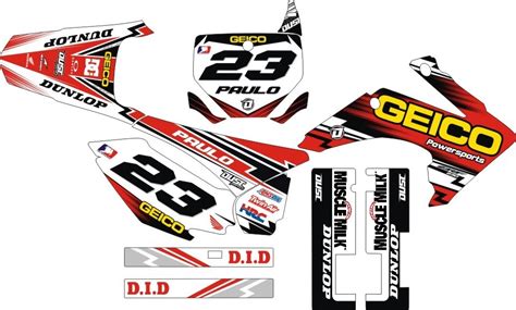 Kit Adesivo Gr Fico Crf Dust Graphics Qualidade M R Em