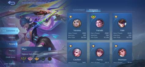 Mobile Legends Account Level108 Price Is Negotiable